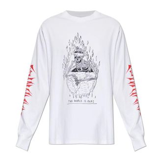 Gallery Dept. The World Is Ours L/S - - Tops - Herren - Wei&szlig; - 2XL