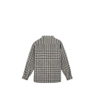 Maison Labiche Surchemise en laine m&eacute;lang&eacute;e