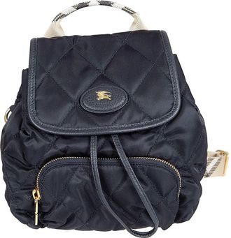 Burberry Femme, Sacs, Noir, Taille: ONE Size Mini Sac &agrave; Dos Horseshoe