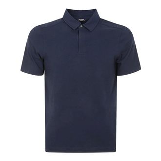 K-Way Homme, Tops, Bleu, Taille: L Polo en coton ice avec manches courtes