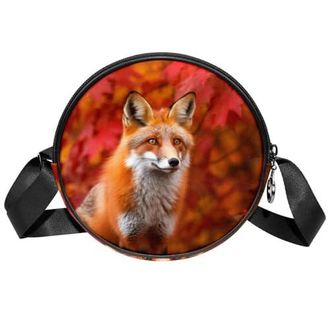 Generic Sac &agrave; bandouli&egrave;re Circle pour femme, petit sac &agrave; bandouli&egrave;re avec fermeture &eacute;clair, bretelles r&eacute;glables, sac &agrave; main rond d&eacute;contract&eacute; pour femmes et fi