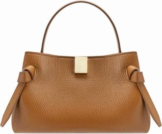 Yuzefi Femme, Sacs, Brun, Taille: ONE Size Gyoza Mini Pebble Grain Leather