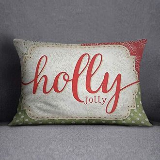 Bonamaison Le Jardin du Lin Kissenhüllen, Cotton, Mehrfarbig, 45x45