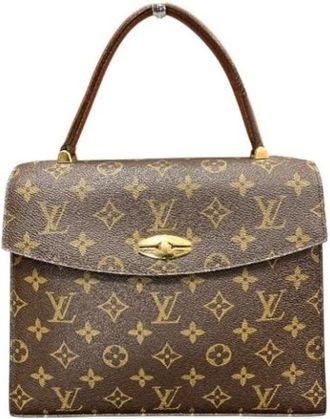 Louis Vuitton Sac &agrave; main monogramme vintage doccasion - Femme - Pre-owned - Brun - Taille: ONE Size