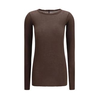 Rick Owens Femme, Tops, Brun, Taille: 38 FR Veste de sport en coton