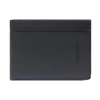 Piquadro Geldb&ouml;rse mit M&uuml;nzfach und RFID-Schutz - - Accessories - Herren - Schwarzk - ONE SIZE