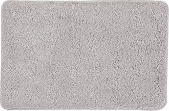 Kleine Wolke Badteppich Scott mit 50 x 70 cm in Silbergrau aus 100% Polyester