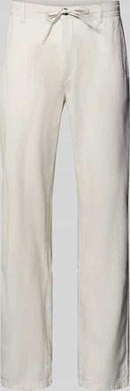 Lindbergh Hose aus Leinen-Baumwoll-Mix mit elastischem Bund