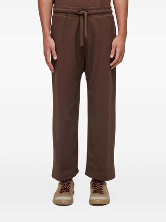 Osklen pantalon à lien de resserrage à la taille - Marron