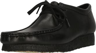 Clarks Schn&uuml;rschuhe Wallabee Black Leather