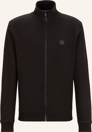 HUGO BOSS Sweatjacke Zestart schwarz