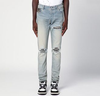 Amiri Leopard Jeans MX1 antique indigo