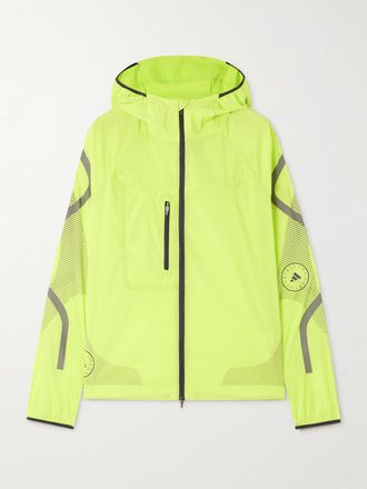 adidas by Stella McCartney Veste De Survêtement À Capuche En Tissu Technique Recyclé Fluo Truepace - Vert