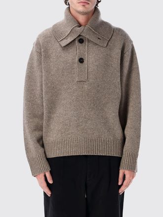 STUDIO NICHOLSON Pullover mit hohem Kragen aus Yak- und Merinowolle mit &uuml;berschnittenen Schultern