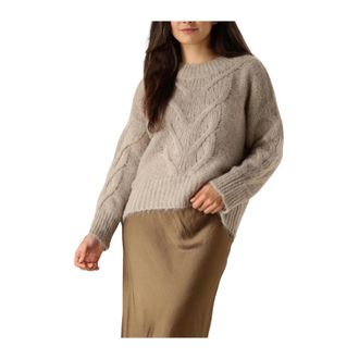 Summum Beiger Cable-Knit-Pullover - - Knitwear - Damen - Beige - L