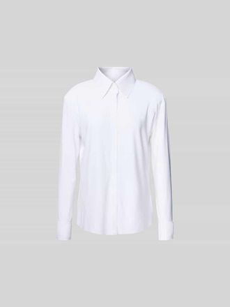 Norma Kamali Hemdbluse mit verdeckter Knopfleiste