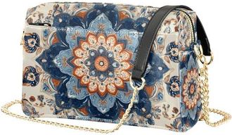 Mnsruu Sac à bandoulière pour femme, beau sac à main en cuir mandala