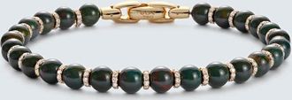David Yurman Armband Spiritual Beads aus H&auml;matit mit 18kt Gelbgold (750/1000) und Diamanten