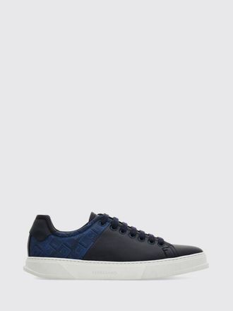 Ferragamo Baskets Homme couleur Bleu
