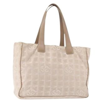 Chanel Pre-owned Nylon Tote Bag - - Pre-owned - Damen - Beige - ONE SIZE