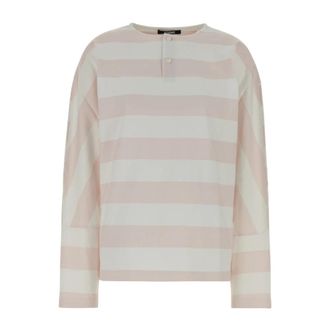 Jacquemus Le Tshirt Mariniere ML - - Tops - Damen - Rosa - L