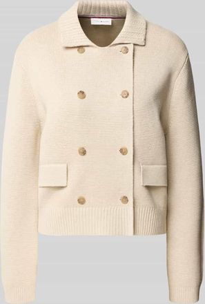 Tommy Hilfiger Strickjacke mit doppelreihiger Knopfleiste