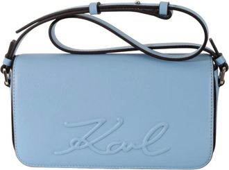 Karl Lagerfeld Femme, Sacs, Bleu, Taille: ONE Size Kumamoto Handas