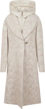 Fay Femme, Manteaux, Beige, Taille: 38 FR Manteau Double Devant