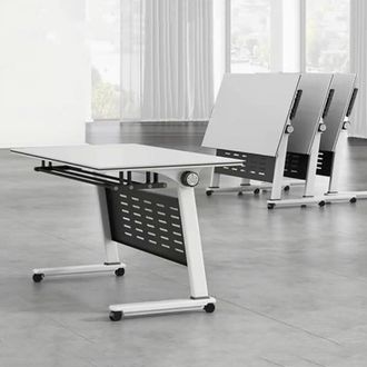 Generic Tragbarer Klapptisch, klappbares Konferenztisch-Set f&uuml;r Besprechungs- und Schulungsr&auml;ume, mobil, feststellbare Rollen, sofort einsatzbereit, 140 x 50 