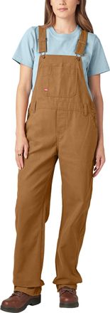 Dickies Damen Relaxed BIB Overall, Rinsed Brown Duck, XXL