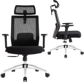 IntimaTe WM Heart Intimate WM Heart B&uuml;rostuhl Ergonomisch Schreibtischstuhl, Drehstuhl mit Verstellbarer Lendenwirbelst&uuml;tze, Armlehnen und Kopfst&uuml;tze, Computerstuhl, Ne