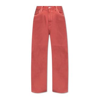 Carhartt Work in Progress Homme, Jeans, Rouge, Taille: W33 Jeans avec Logo Patch