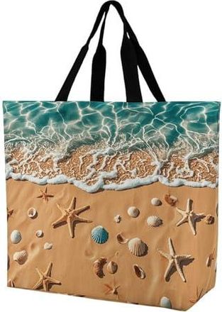 Generic &Eacute;toile De Mer Oc&eacute;anique Sac Cabas Imperm&eacute;able Sacs D&eacute;contract&eacute; Sac &Agrave; Bandouli&egrave;re Pour Universit&eacute; Quotidienne Shopping