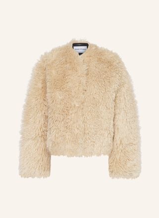 Stand Studio Stand Studio Teddyfell-Jacke Charlotte weiss