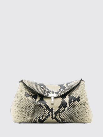Toteme T-Lock Mini-Handtasche aus Leder mit Python-Print und Einzelgriff