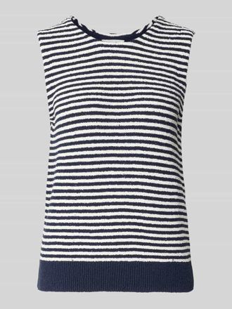 Christian Berg Frise Yarn Frottee Ringel-Top