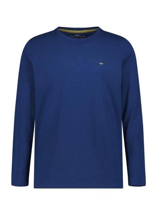 Fynch-Hatton Fynch-Hatton Herren T-Shirts blau Baumwolle