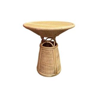Popus Editions Table dappoint TOFFEE - Beige - Rotin