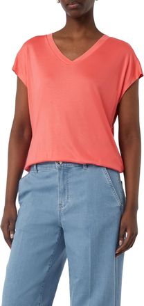 Comma Kurzarm-Shirt aus Viskose