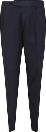 Eleventy Homme, Pantalons, Bleu, Taille: W32 Pantalon en m&eacute;lange de coton et de lin
