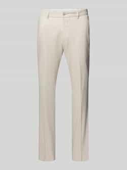 s.Oliver Black Label Regular Fit Anzughose aus Leinen-Mix