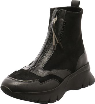 Hispanitas Damen Stiefelette Helsink von Hispanitas, aus hochwertigem Echtleder in Schwarz mit Reißverschluss. schwarz Gr. 39