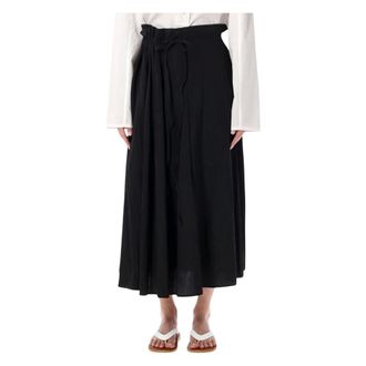 STUDIO NICHOLSON Femme, Jupes, Noir, Taille: 34 FR Messina Long Skirt
