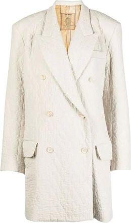 Uma Wang UMA Wang, Femme, Manteaux, Blanc, Taille: 42 FR Manteau crois&eacute;