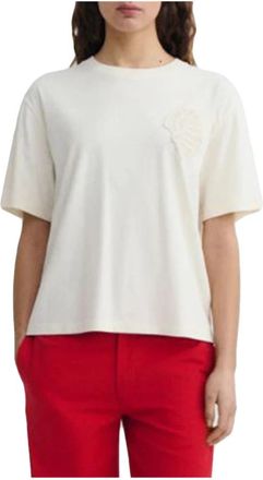 Thinking Mu Lucia Tee - - Tops - Damen - Wei&szlig; - S