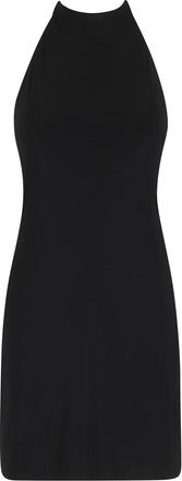 Norma Kamali Femme, Robes, Noir, Taille: 36 FR Halter Mini Dress