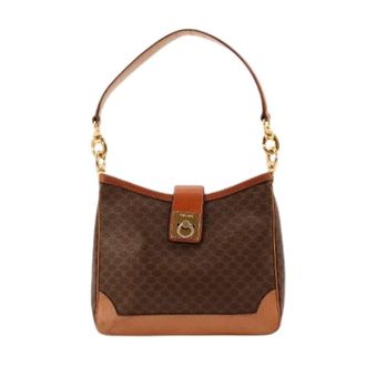 Celine Pre-owned Le Hobo Macadam - - Pre-owned - Damen - Braun - ONE SIZE