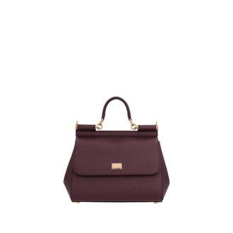 Dolce & Gabbana Femme, Sacs, Rouge, Taille: ONE Size Sac &agrave; main Sicily