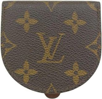 Louis Vuitton unisex, Pre-owned, Brun, Taille: ONE Size Portefeuille en toile Pre-owned