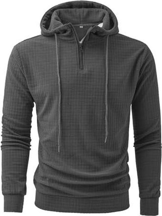 Generic Sweat &agrave; capuche pour homme Veste &agrave; capuche athl&eacute;tique Veste de loisirs Streetwear V&ecirc;tements &agrave; manches longues Veste de surv&ecirc;tement ample Y2K Tops avec